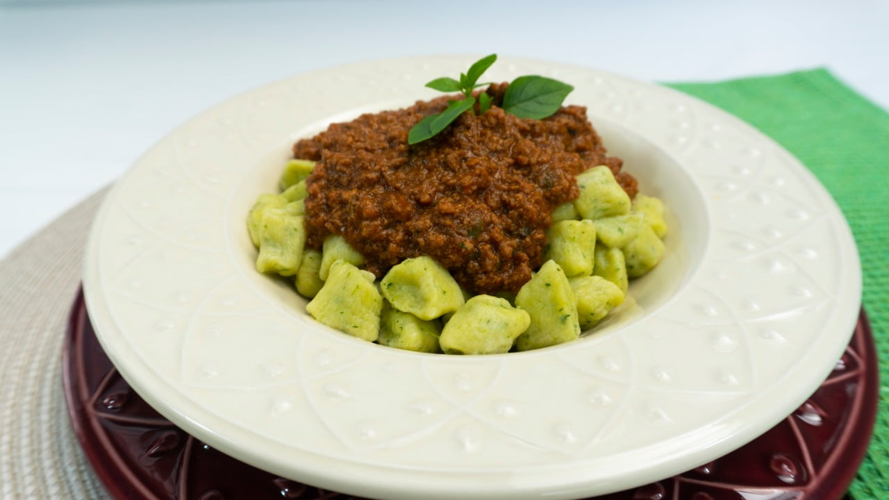 Nhoque à Bolonhesa - Vida Leve